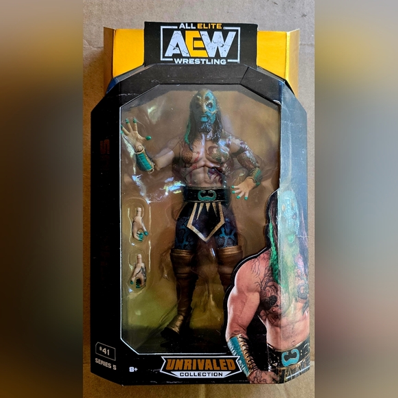 Aew | Toys | Jazwares Aew Unrivaled Series 5 4 Luchasaurus Wrestling ...
